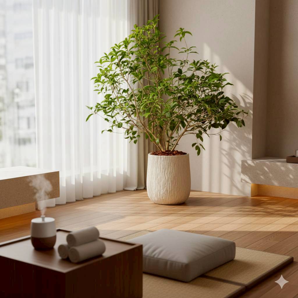 桂花樹 奶白色樹紋落地大盆栽 開幕花盆 觀葉植物 居家裝飾 | 巧繪網植物館 | 植物盆栽送禮推薦